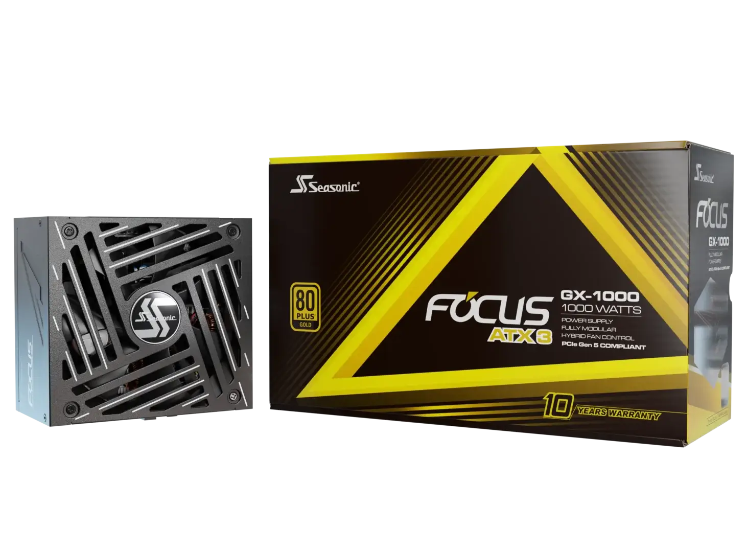 Seasonic 1000W Focus ATX3 (2024) GX-1000 ATX3.1 80Plus Gold Full Modul
