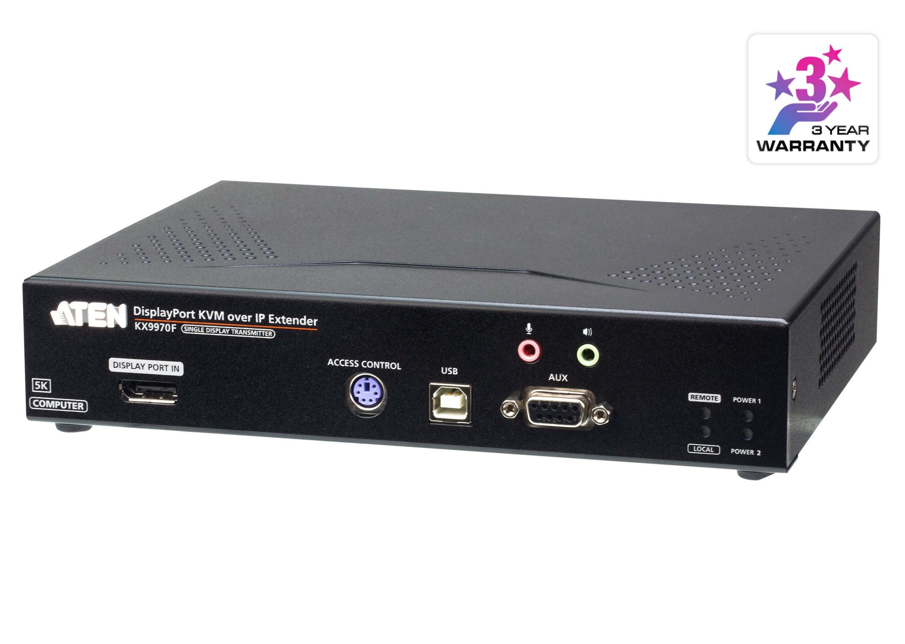 ATEN KX9970FT 5K DP Audio KVM over IP Extender w/ Dual 10G SPF+ - Tx