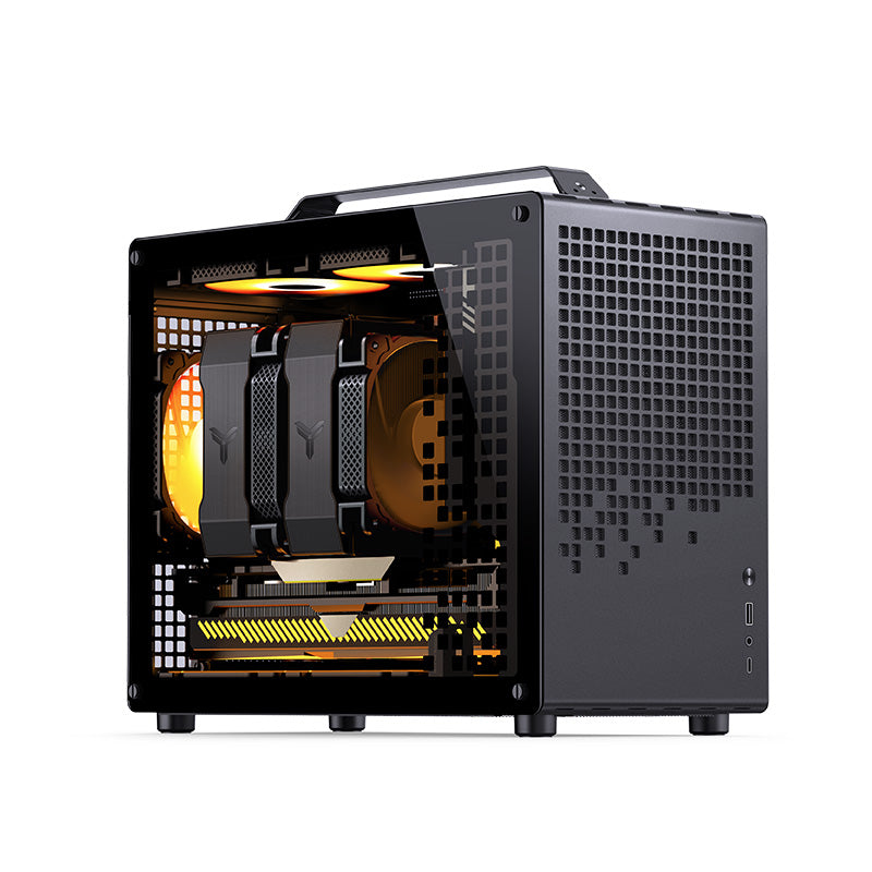 JONSPLUS Z20 Black Black Micro-ATX Case