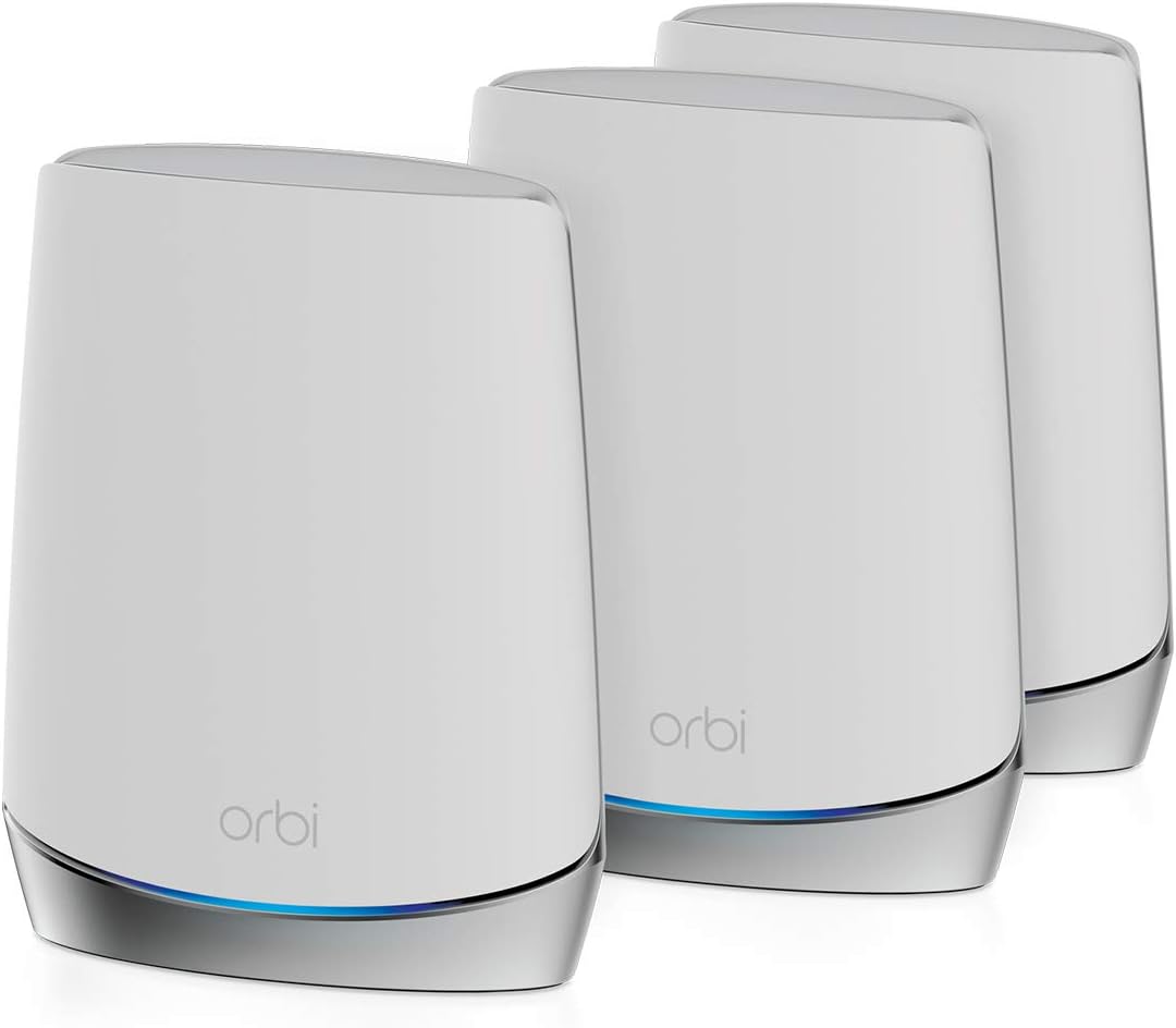 NETGEAR Orbi RBK763S AX5400 WiFi 6 Whole Home Tri-Band Mesh 6 System