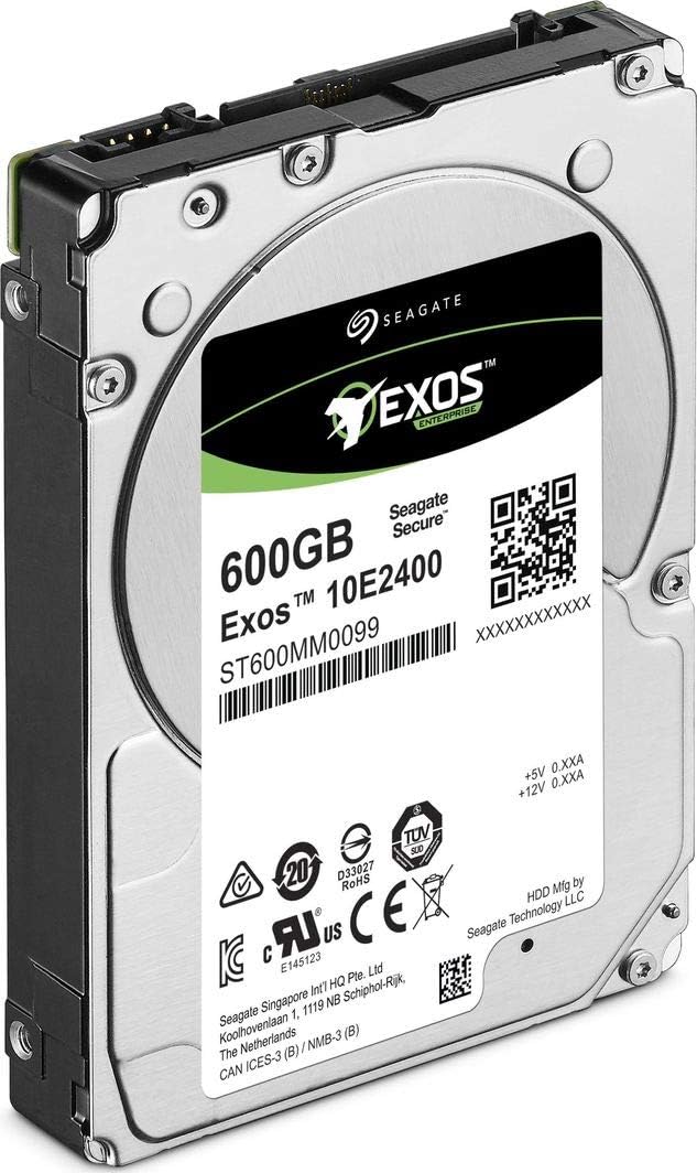 Seagate 600GB Exos 10E2400 ST600MM0009 Enterprise 2.5" SAS 12Gb/s 1000