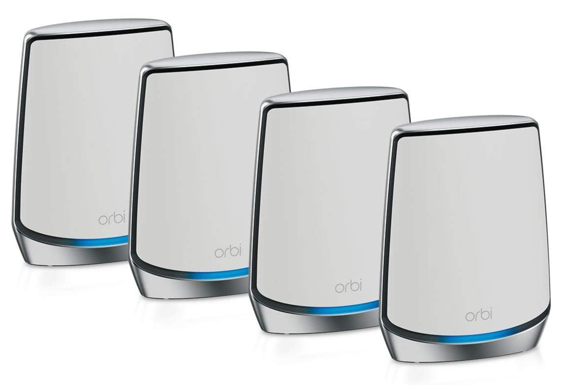 NETGEAR Orbi RBK854 AX6000 Whole Home Tri-Band Mesh WiFi 6 System (4件裝