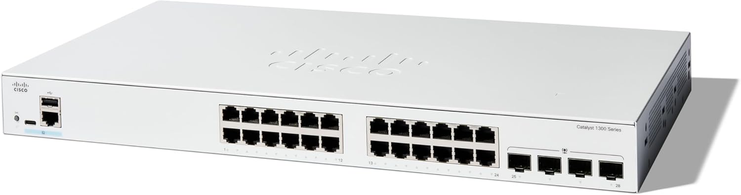 Cisco Catalyst 1300 24-Port Gigabit Ethernet + 4xSFP Advanced Security