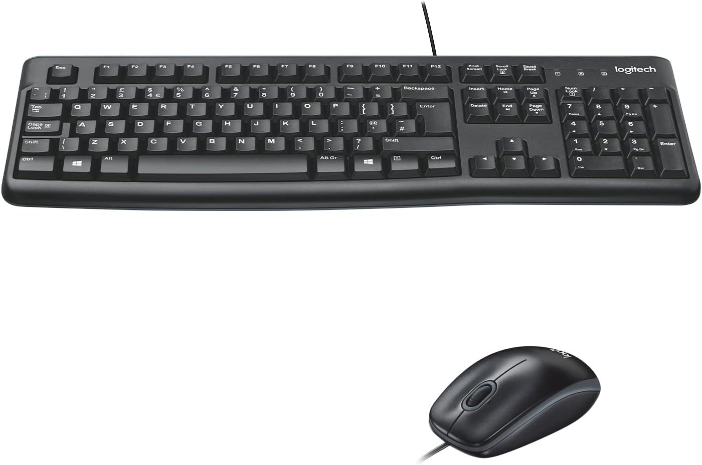 Logitech MK120 Keyboard and Mouse Combo (English Version) 920-002586 原