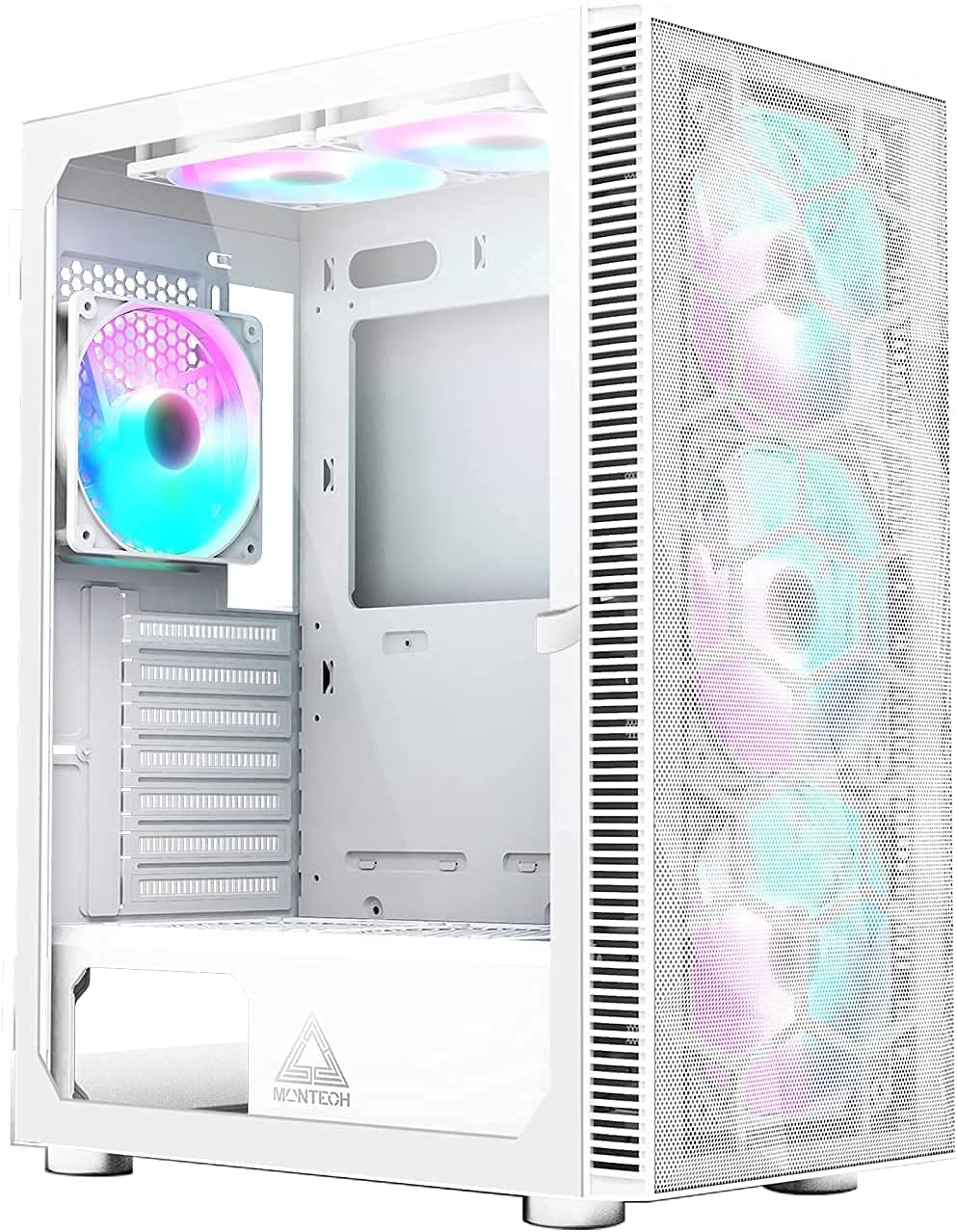 MONTECH X3 MESH White ARGB Tempered Glass ATX Case MO-CA-X3-MESH-WH