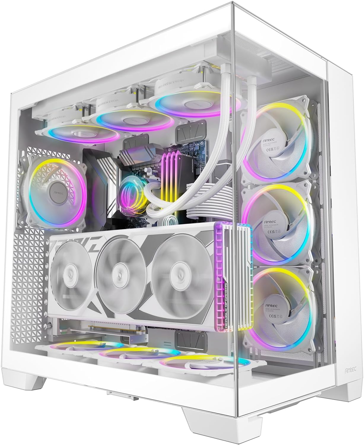 ANTEC C5 ARGB White 白色 無立柱全景 ATX Case * 預裝7把ARGB風扇