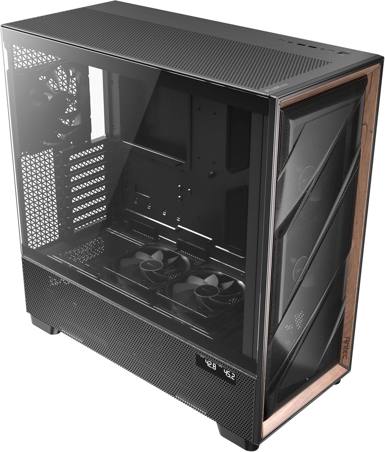 ANTEC FLUX PRO Black 黑色 Tempered Glass Full Tower E-ATX Case FLUX-PRO_