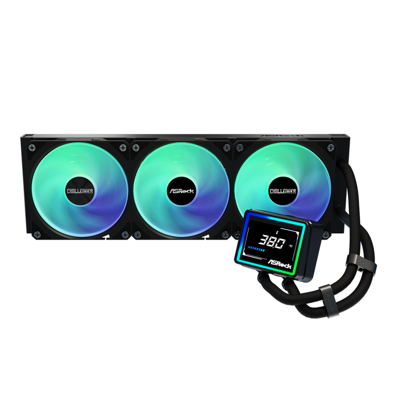 ASRock Challenger 360 Digital BLACK 黑色 3" Digital ARGB 360mm Liquid CP