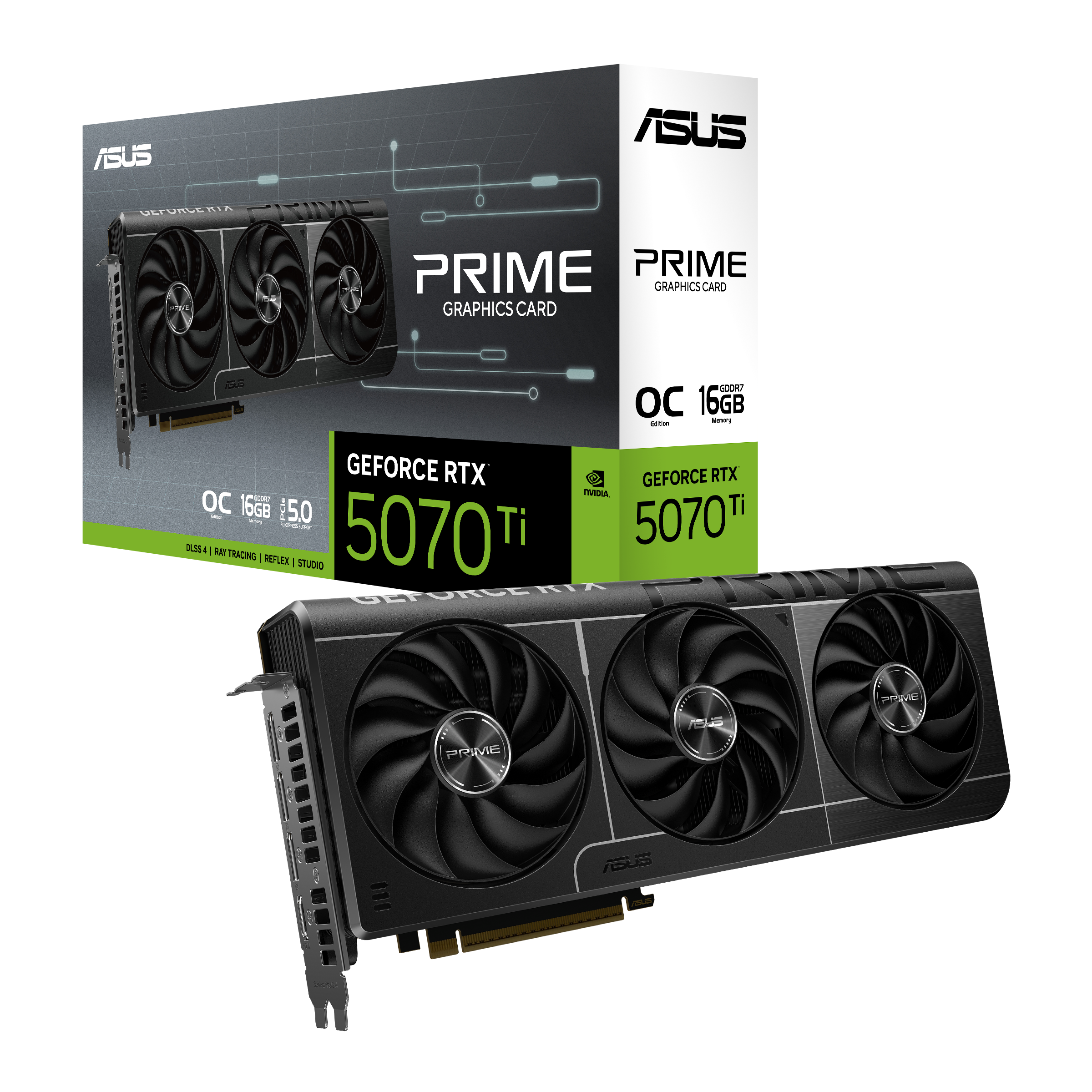 ASUS PRIME GeForce RTX 5070 Ti OC 16GB GDDR7 PRIME-RTX5070TI-O16G (DI-