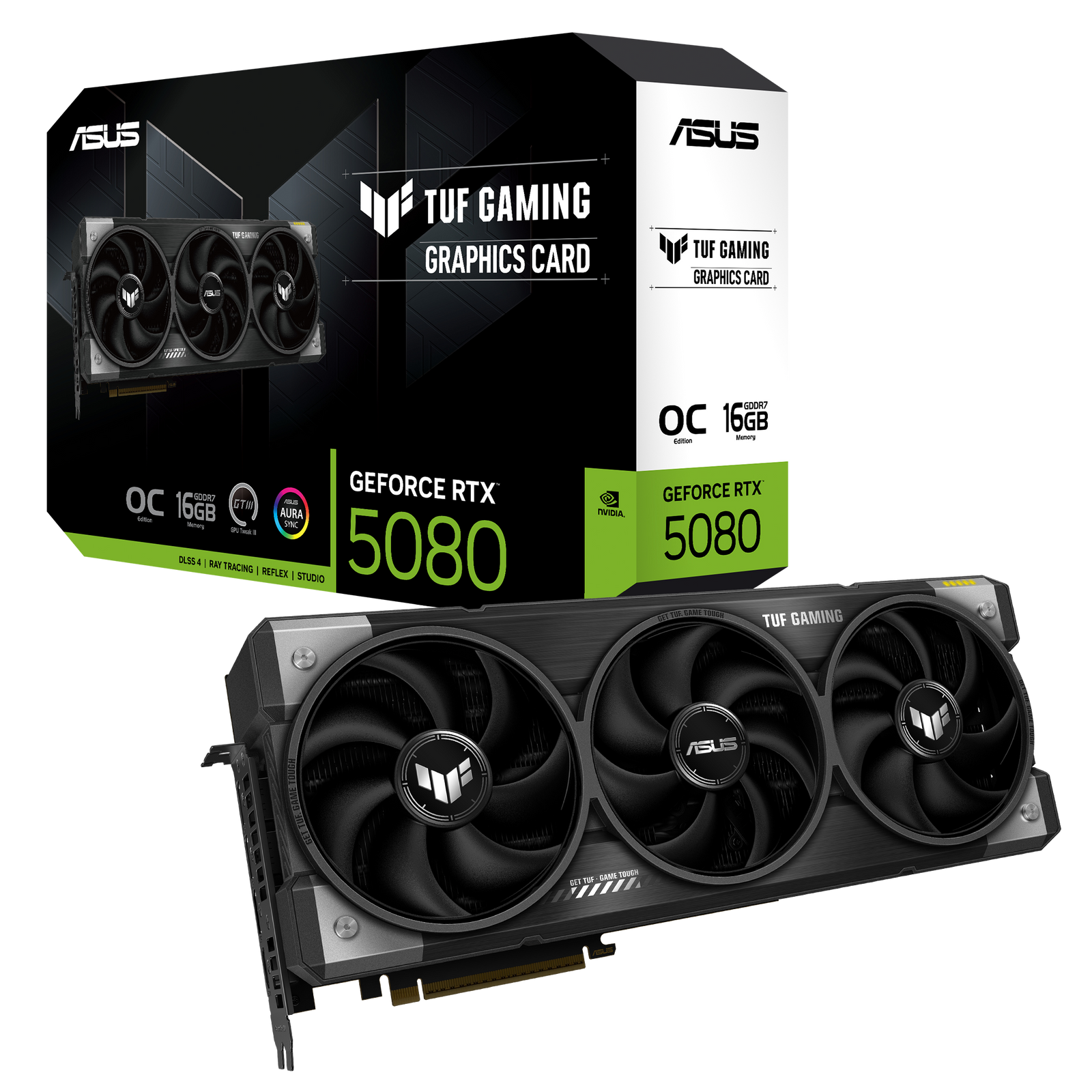 ASUS TUF GeForce RTX 5080 OC 16GB GDDR7 TUF-RTX5080-O16G-GAMING (DI-E5