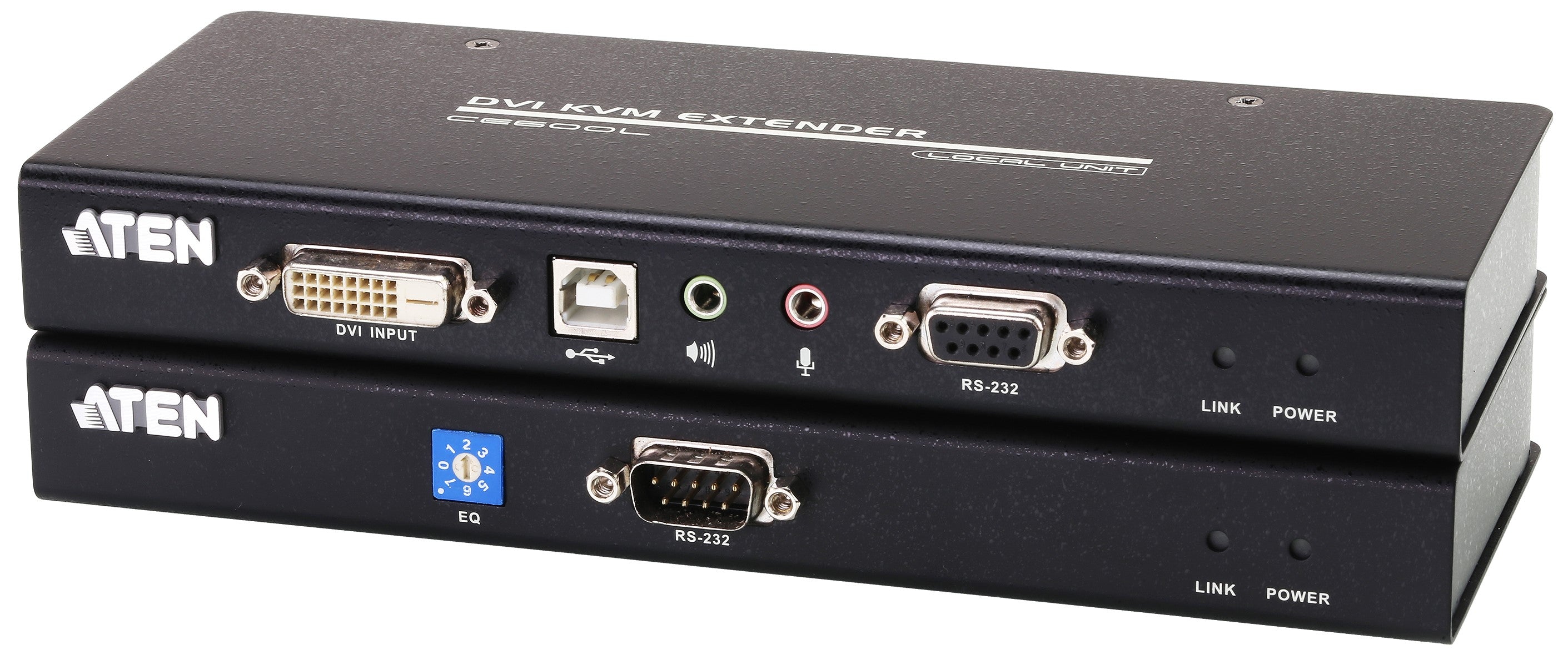 ATEN CE-600 DVI USB KVM Audio Extender w/RS-232, Remote