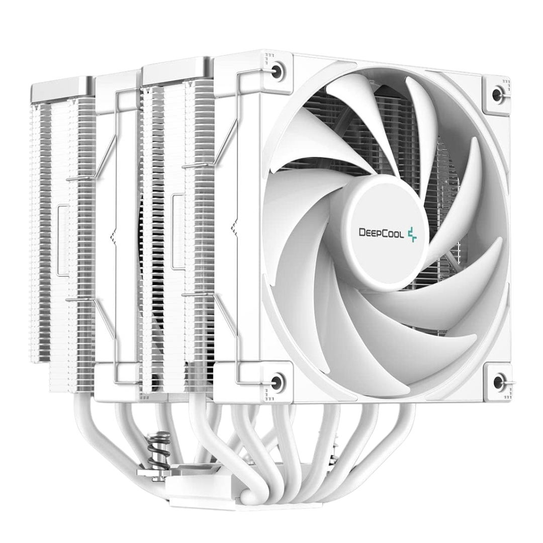 DeepCool AK620 White 白色 CPU Cooler, FK120 3-in-1 Cooling Fan, 6 Copper