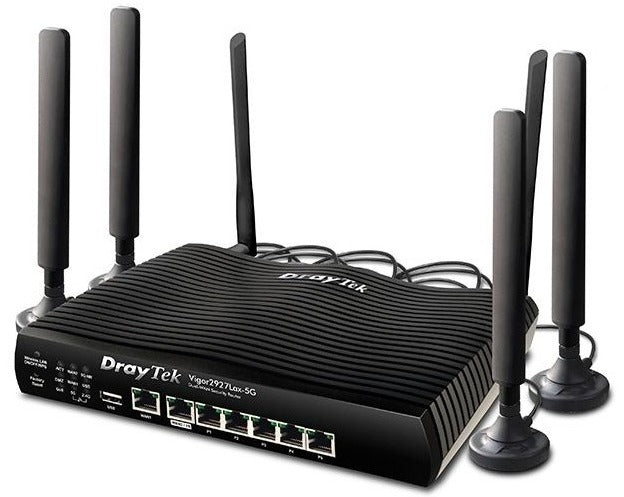 DrayTek Vigor 2927Lax-5G Simultaneous Dual-WAN VPN Firewall WiFi 6 4G