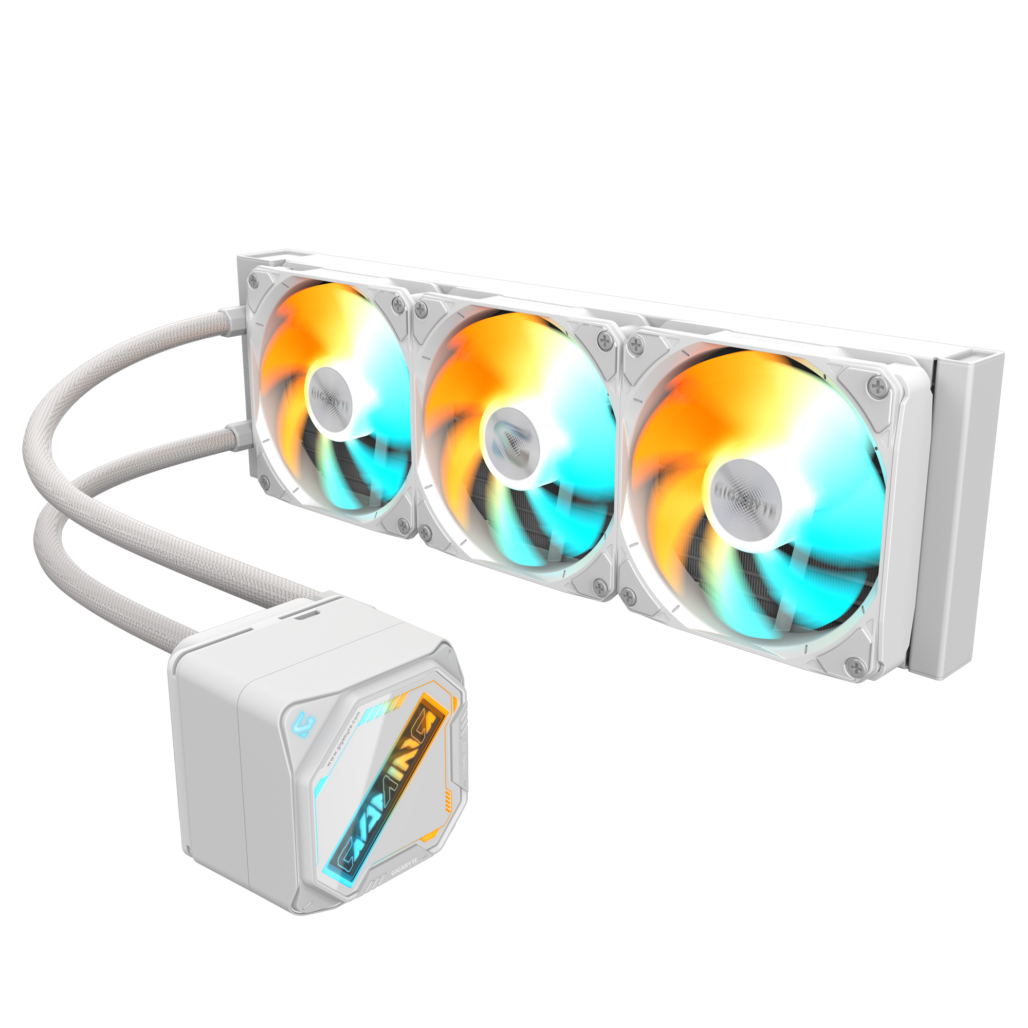 GIGABYTE GAMING 360 ICE 白色 ARGB 360mm Liquid CPU Cooler