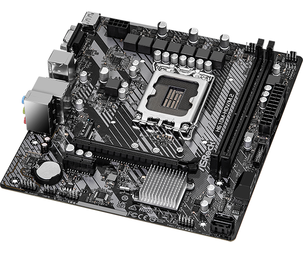 ASRock H610M-HDV/M.2-R2.0 DDR4,LGA 1700 mATX Motherboard
