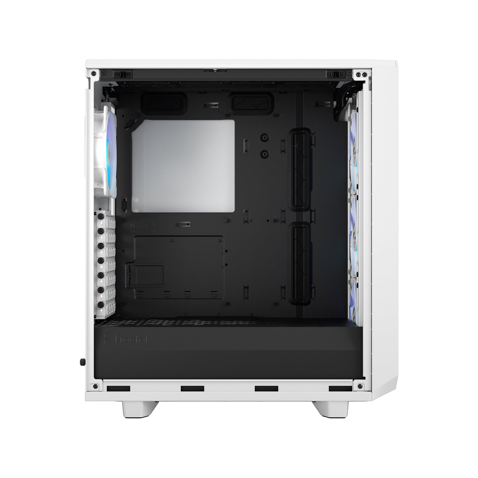Fractal Design Meshify 2 Compact RGB White Clear Tempered Glass ATX Ca