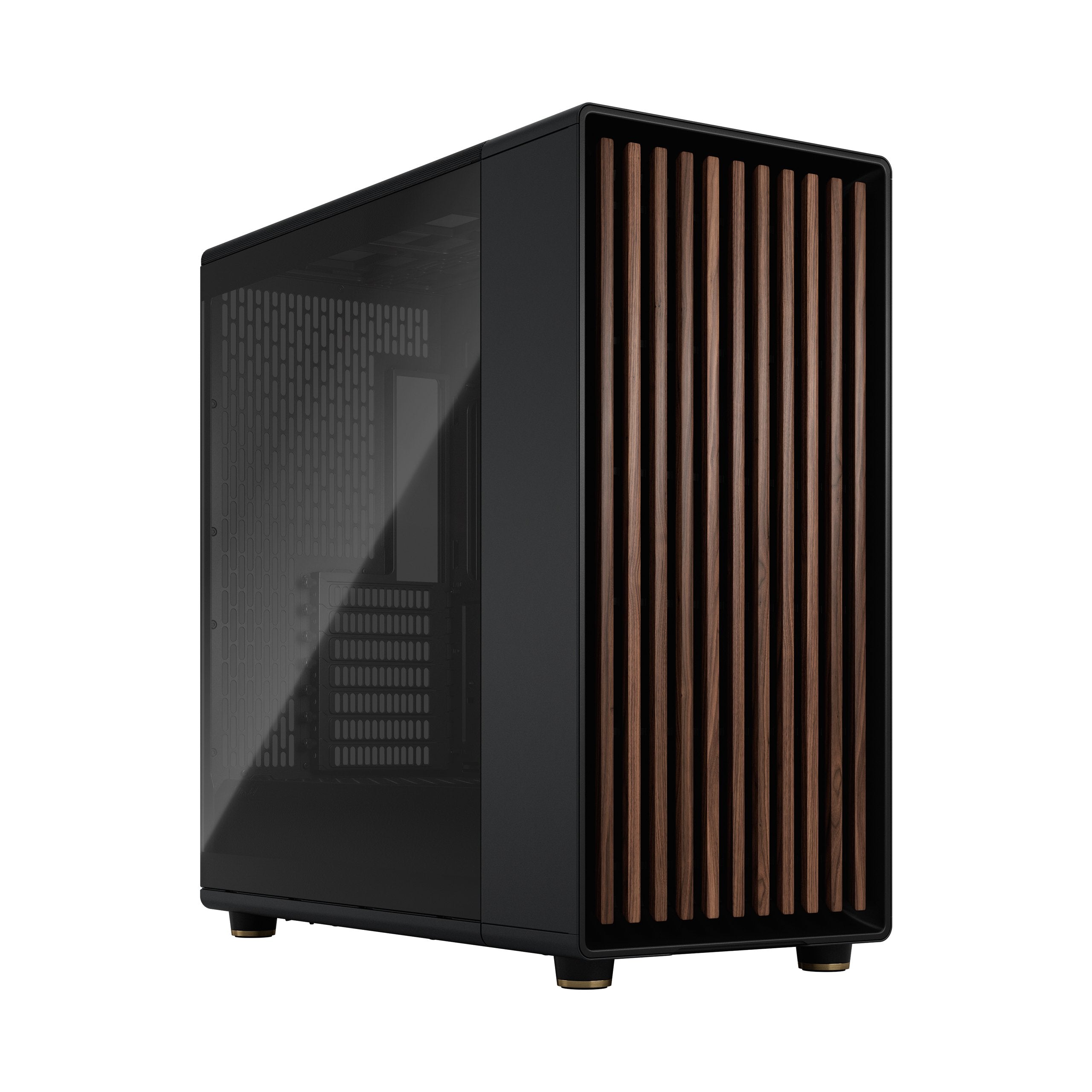 Fractal Design North XL Charcoal Black EATX Case with Walnut Front and
