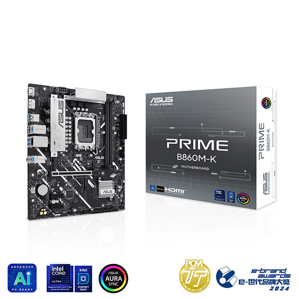 ASUS PRIME B860M-K-CSM DDR5,LGA 1851 mATX Motherboard (MB-AB86PMK)