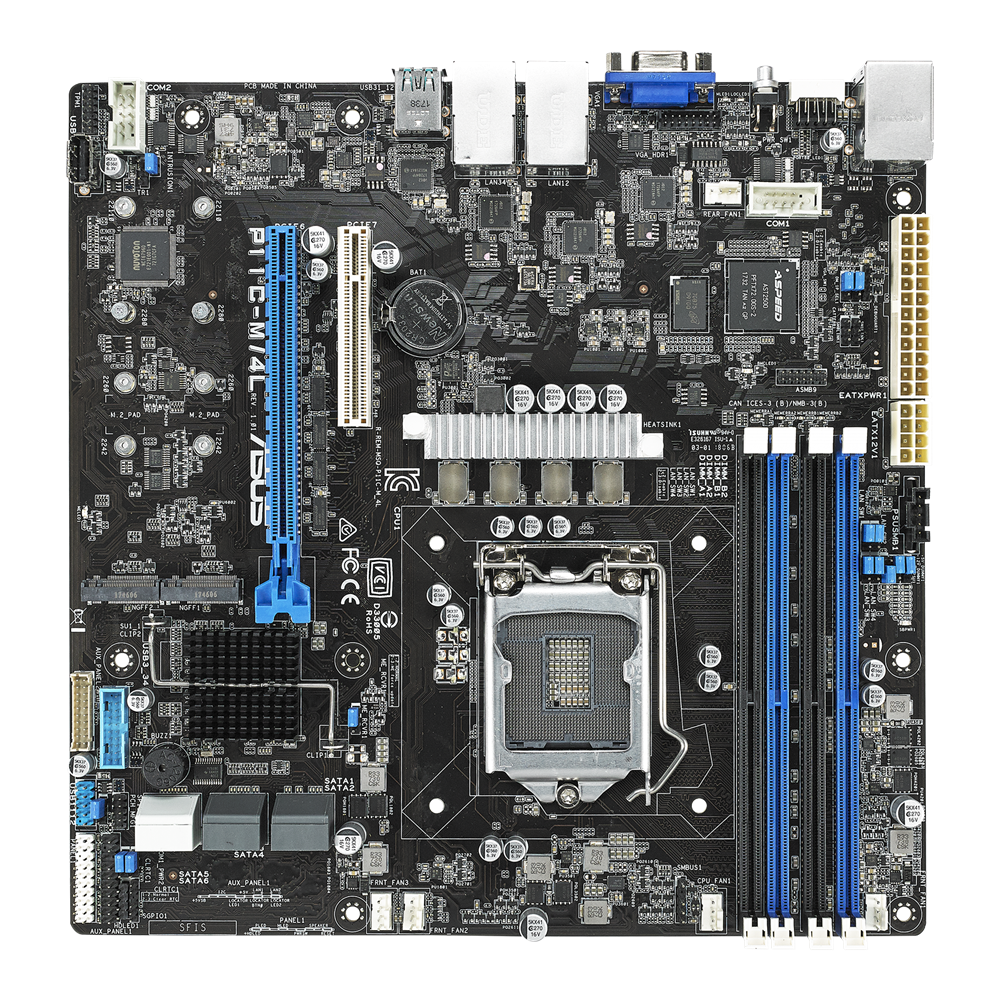 ASUS P11C-M/4L Intel C242, LGA 1151 mATX Server Motherboard