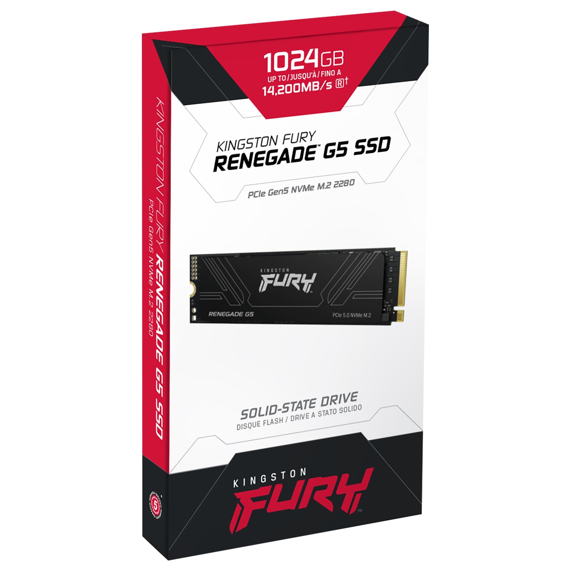Kingston 8TB FURY Renegade G5 SFYR2S/8T0 PCIe Gen5 NVMe M.2 SSD *價錢請查詢