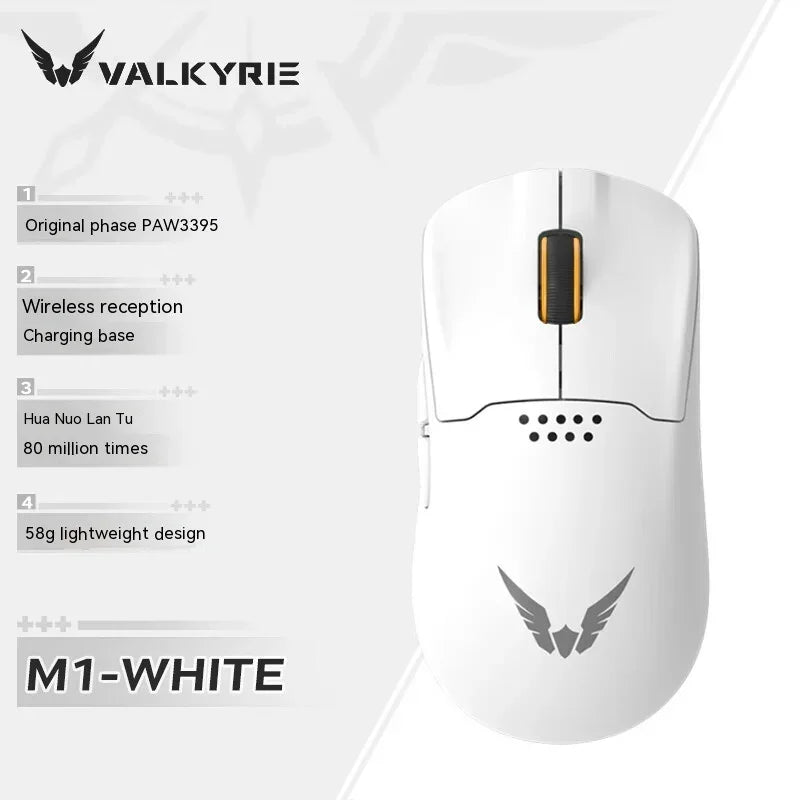 VALKYRIE VK M1 3 Mode Wireless Bluetooth Gaming Mouse with 4K Charging
