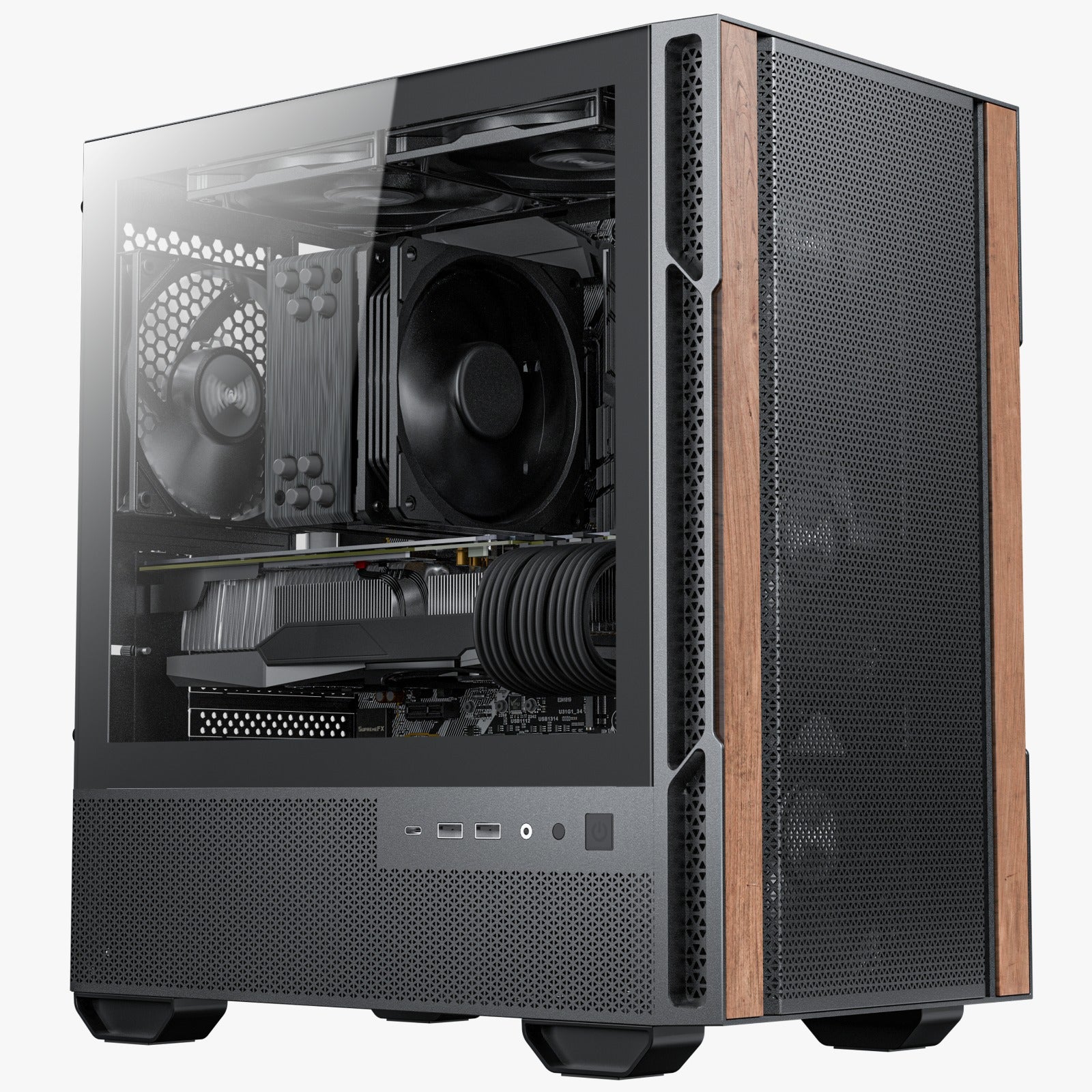 Okinos Cypress 3 Wood MATX Case (OKICC-CP3-MATXBW)