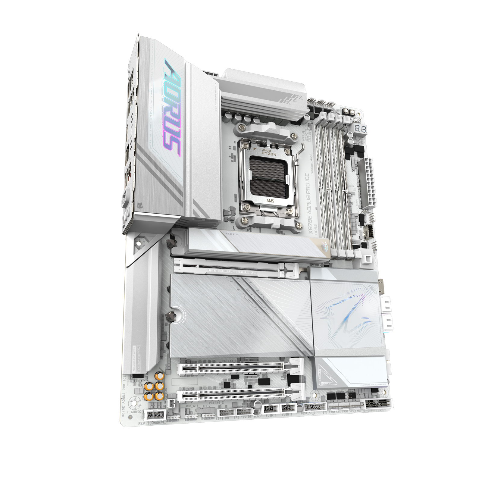 GIGABYTE X870E AORUS PRO ICE DDR5,Socket AM5 ATX Motherboard