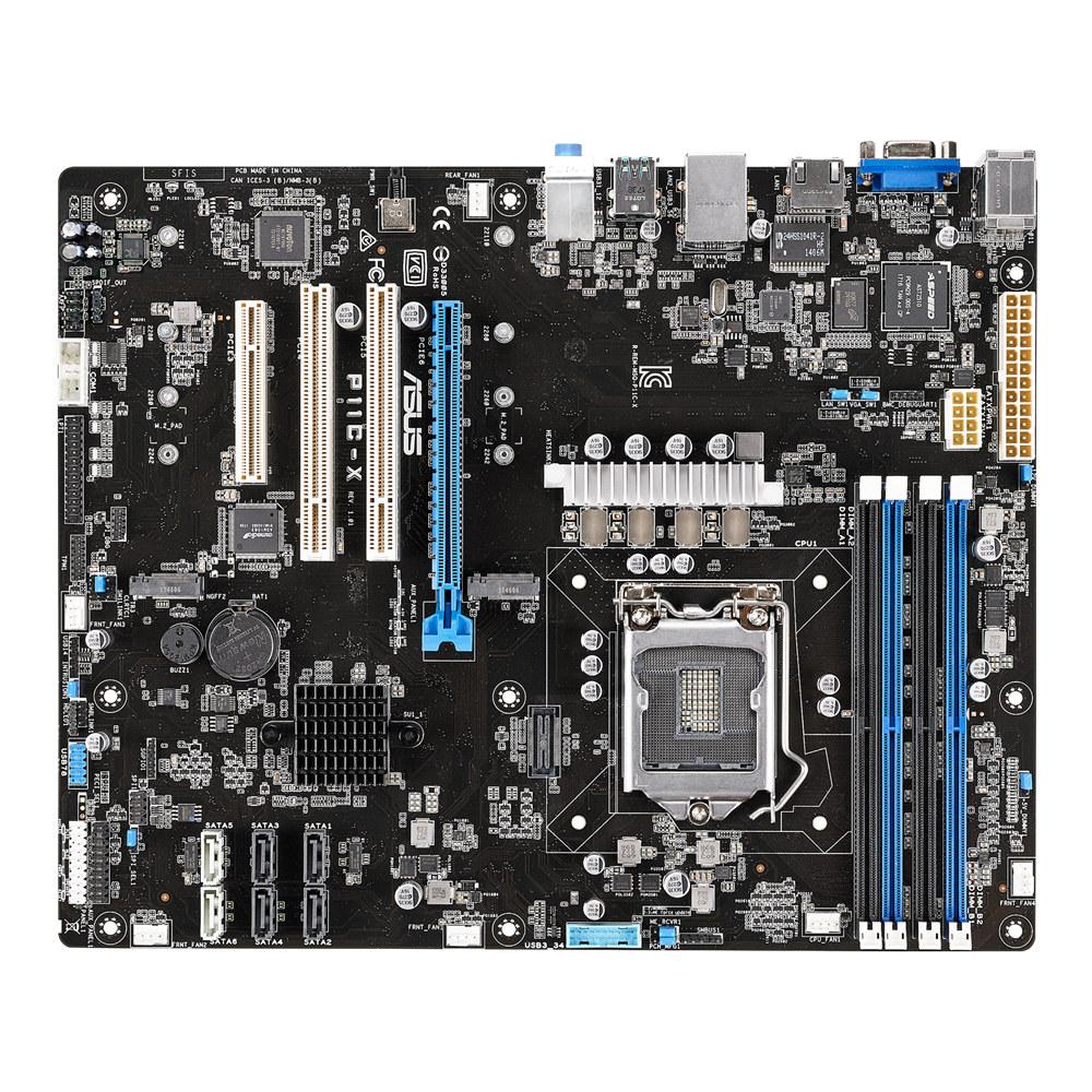 ASUS P11C-X/AUDIO Intel C242, LGA 1151 ATX Server Motherboard