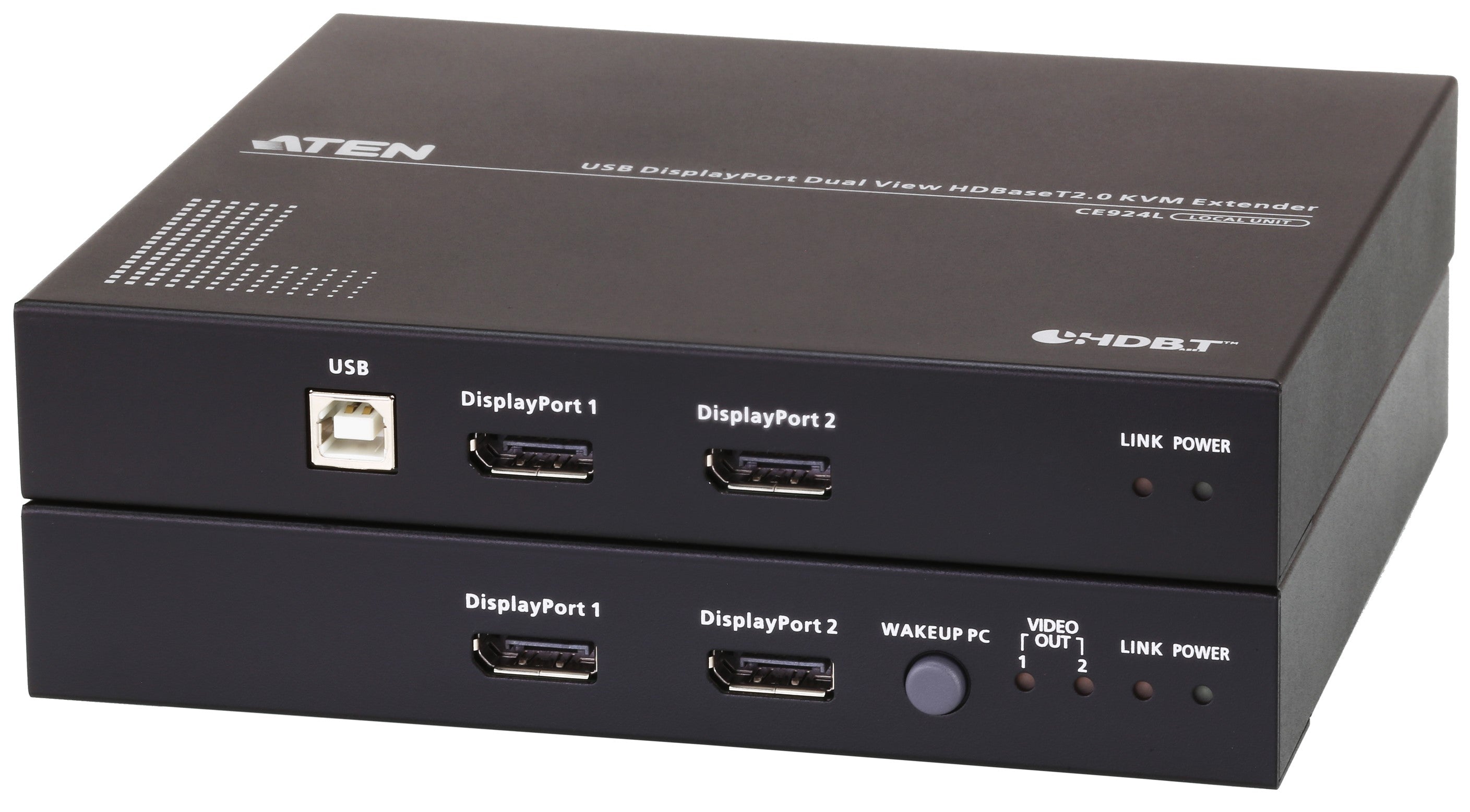 ATEN CE924 4K DP USB Dual View(雙畫面)HDBaseT 2.0 KVM Audio Extender, Rem