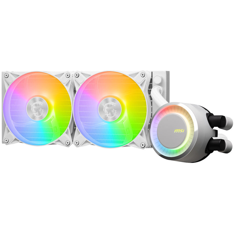 MSI MAG CORELIQUID E240 White ARGB 240mm Liquid CPU Cooler (TH-MACE24W