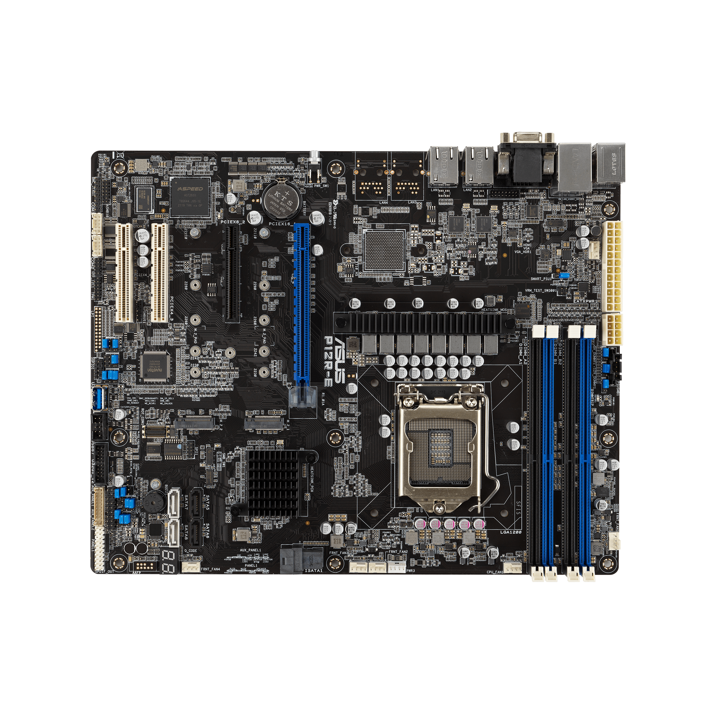ASUS P12R-E Intel C256, LGA 1200 ATX Server Motherboard